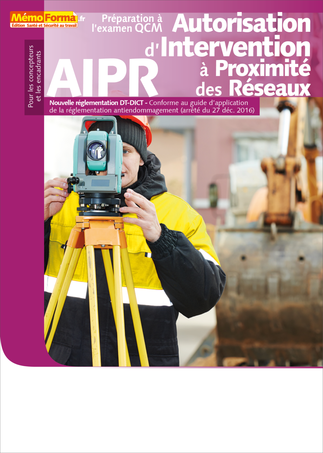 Manuel stagiaire - AIPR pour les concepteurs et pour les encadrants.