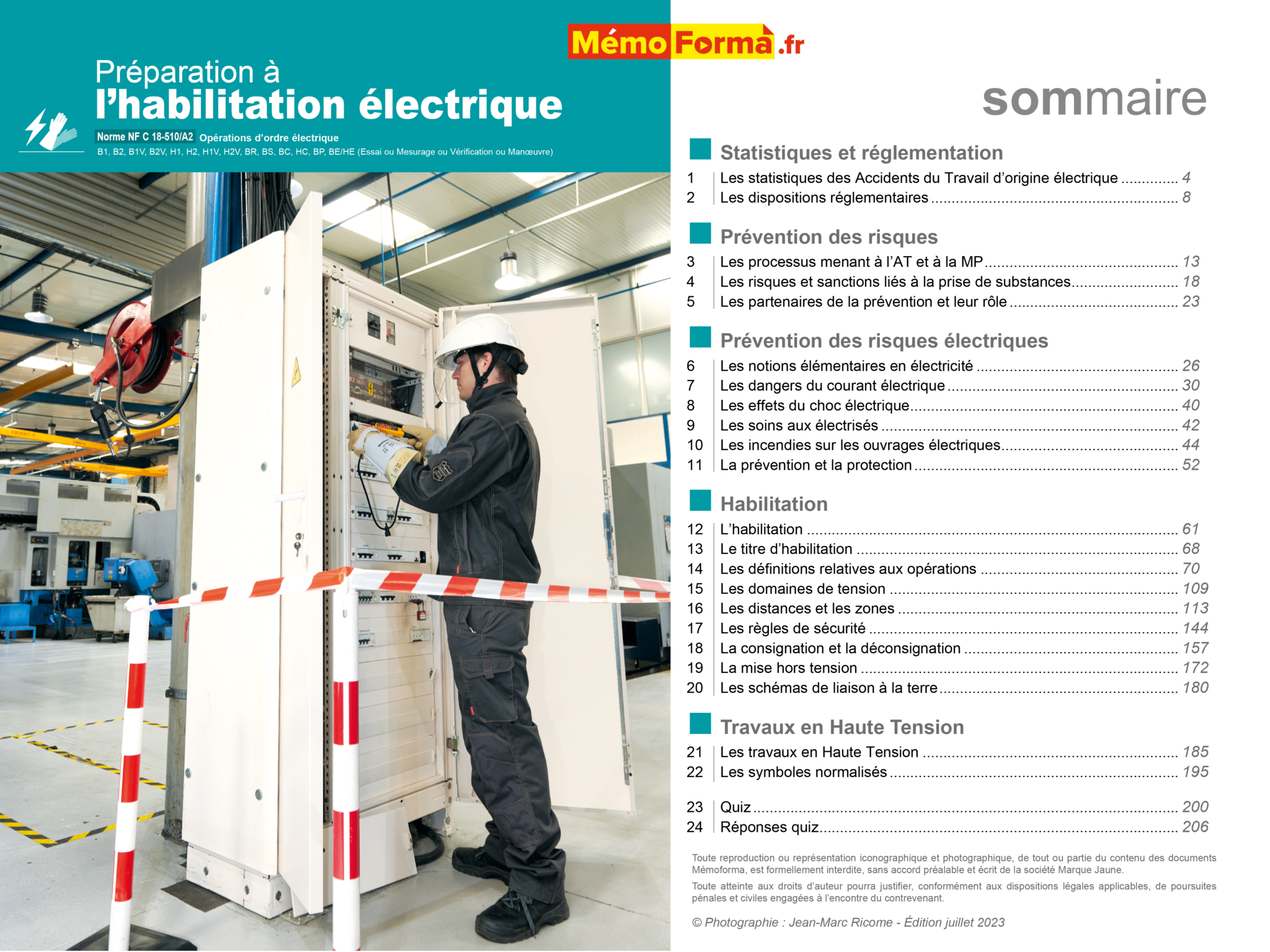Support pour formateur - Habilitation électrique N 18-510/A1