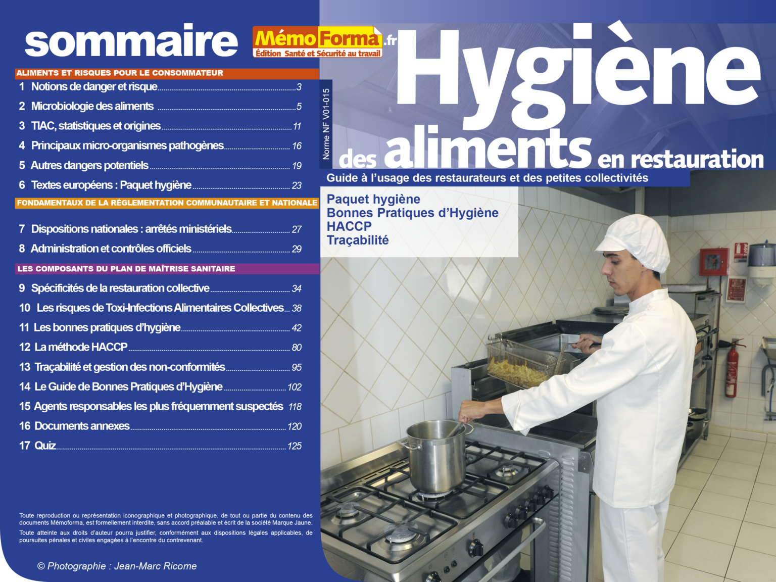 Support pour formateur - Hygiène alimentaire NF V01-015.